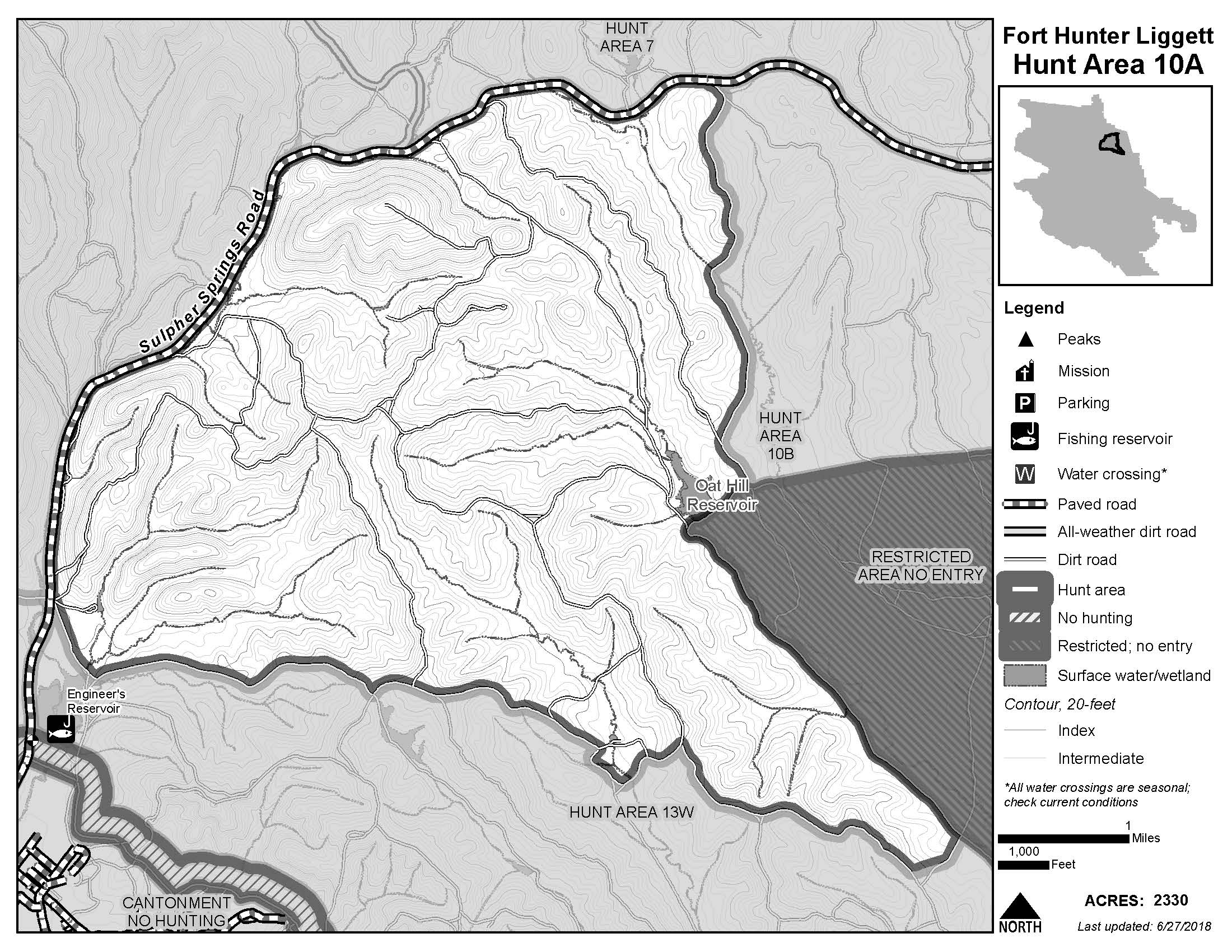 Maps - Fort Hunter Liggett - iSportsman