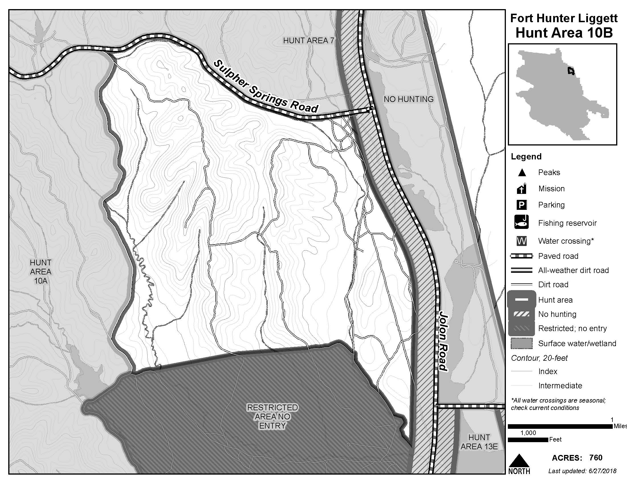 Maps - Fort Hunter Liggett - iSportsman