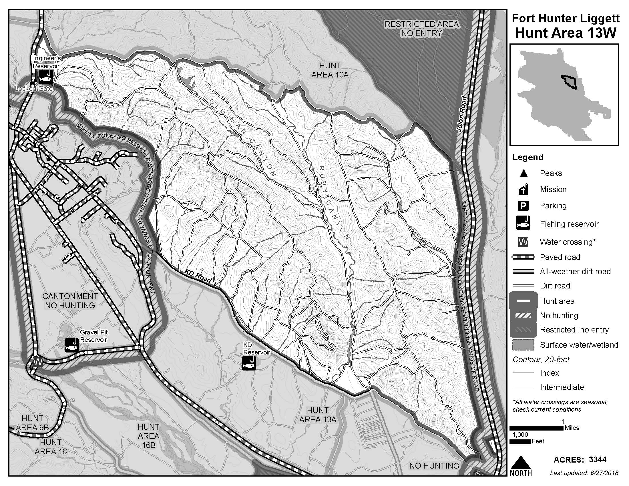 Maps - Fort Hunter Liggett - iSportsman