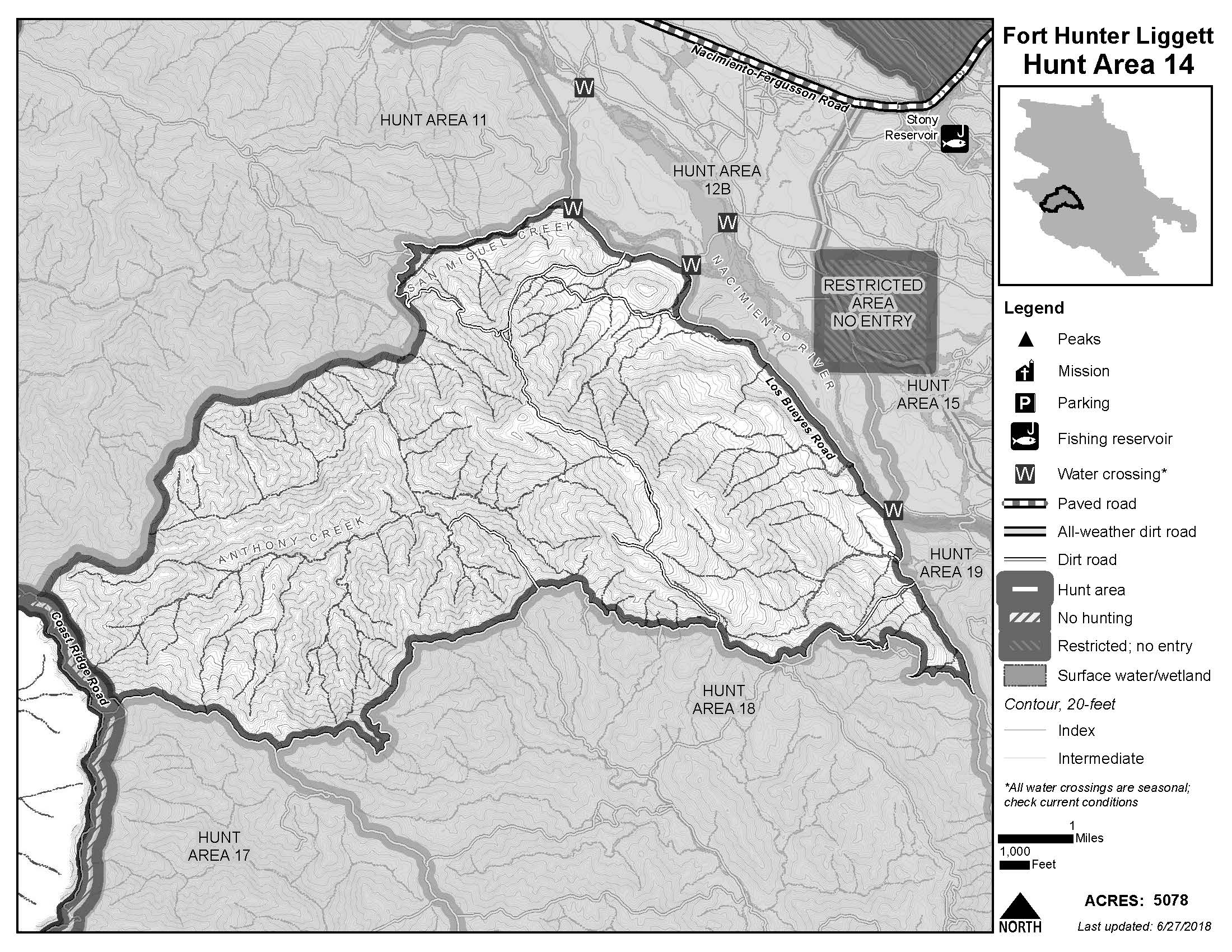 Maps - Fort Hunter Liggett - iSportsman