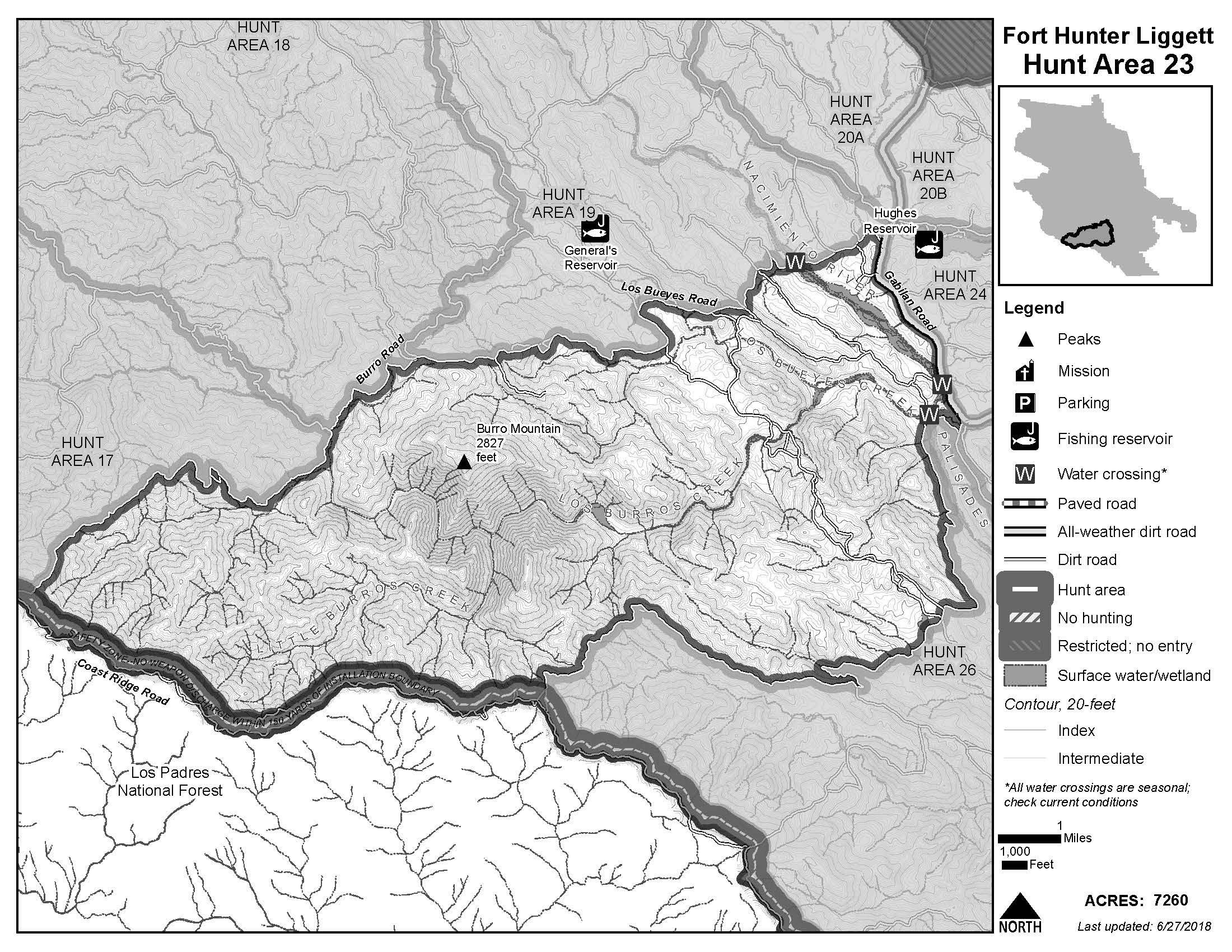 Maps - Fort Hunter Liggett - iSportsman