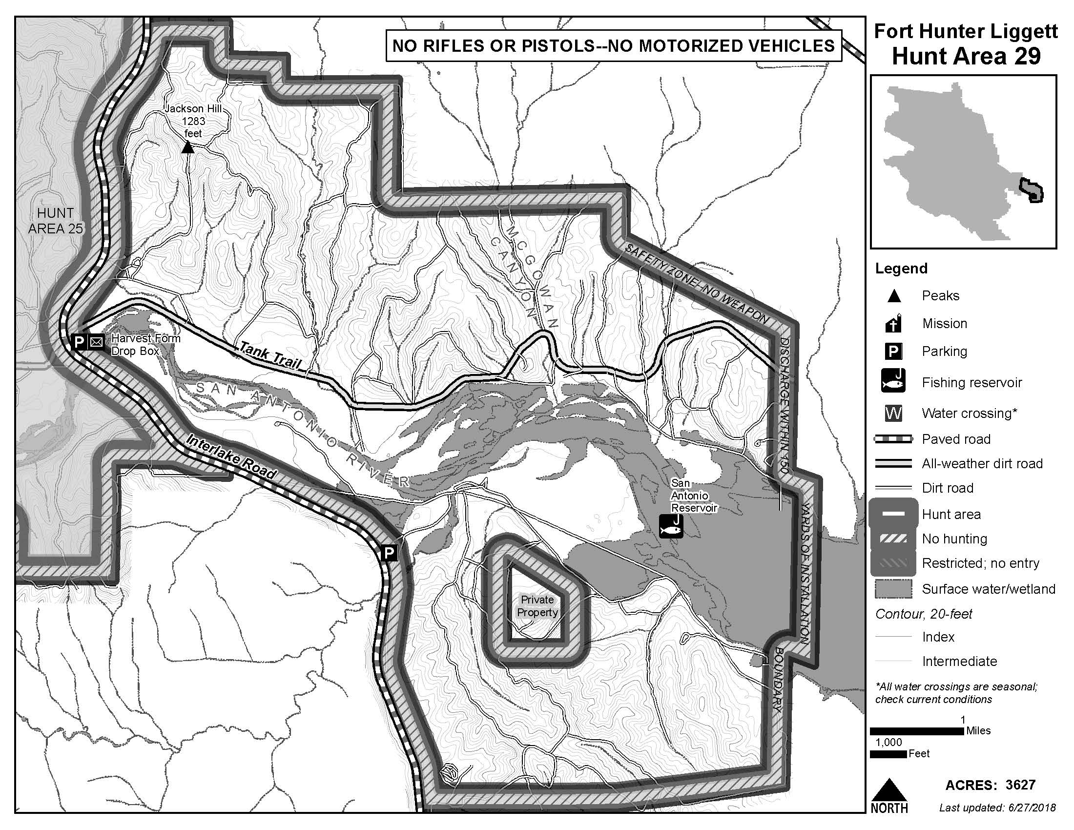 Maps - Fort Hunter Liggett - iSportsman