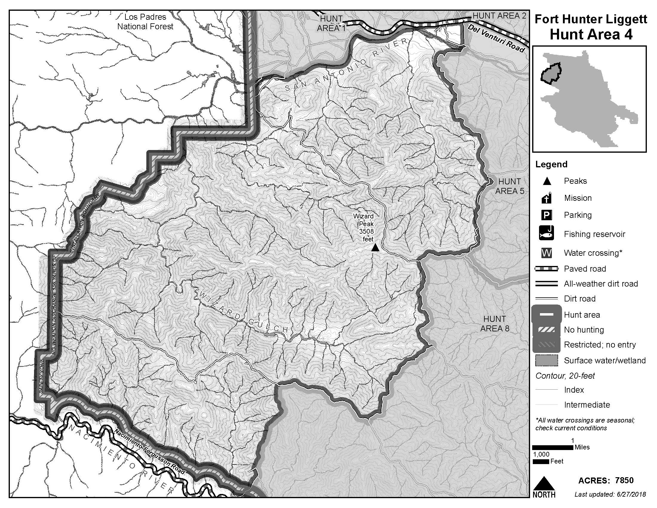 Maps - Fort Hunter Liggett - iSportsman