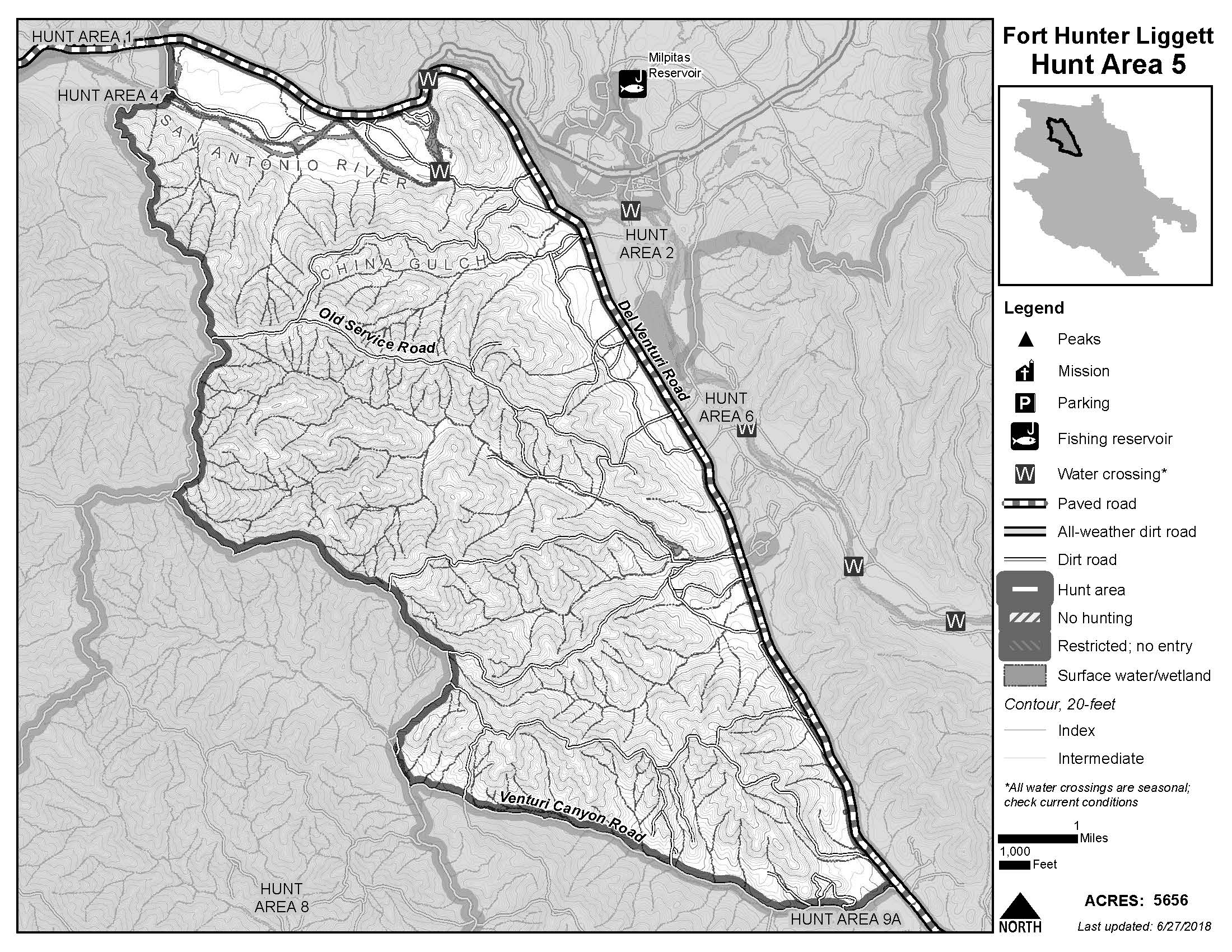 Maps - Fort Hunter Liggett - iSportsman