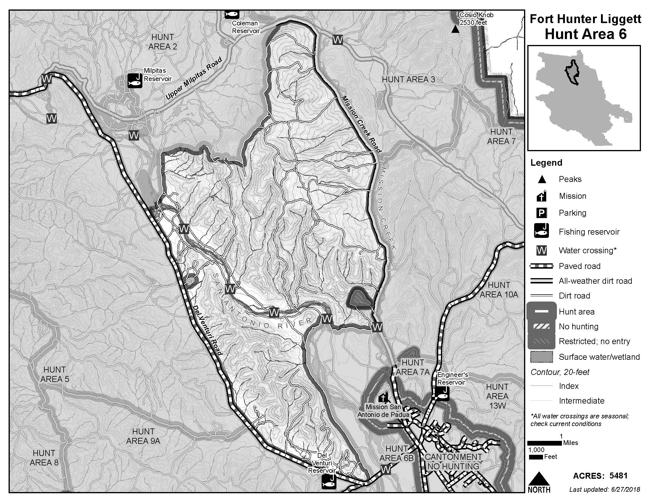 Maps - Fort Hunter Liggett - iSportsman