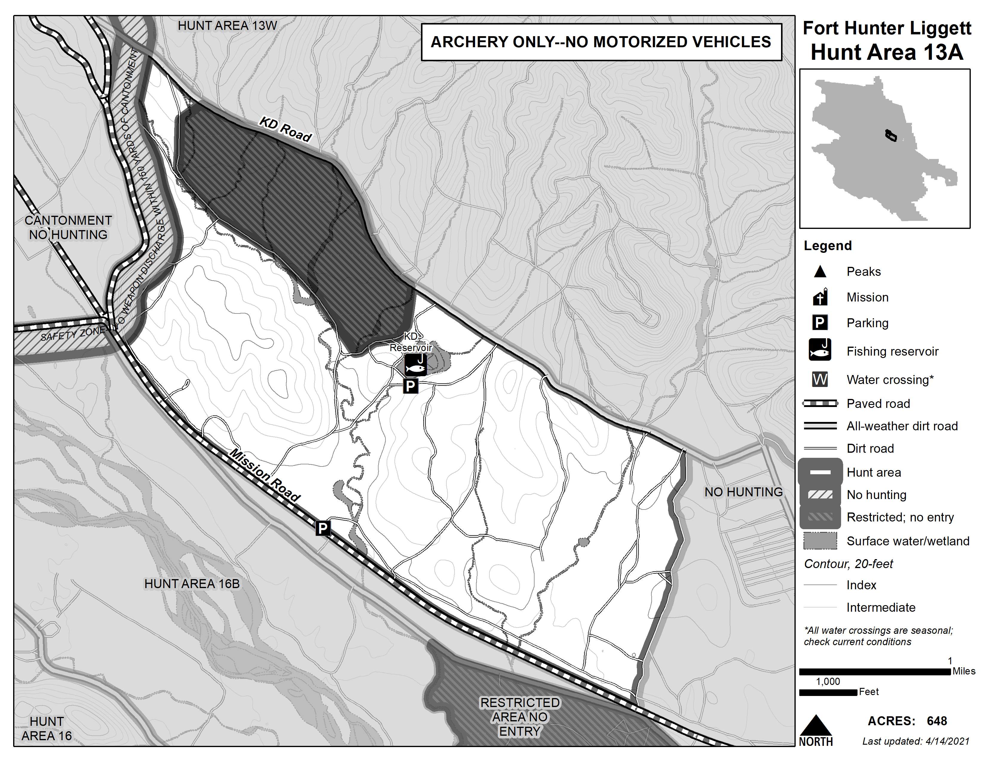 Maps - Fort Hunter Liggett - iSportsman