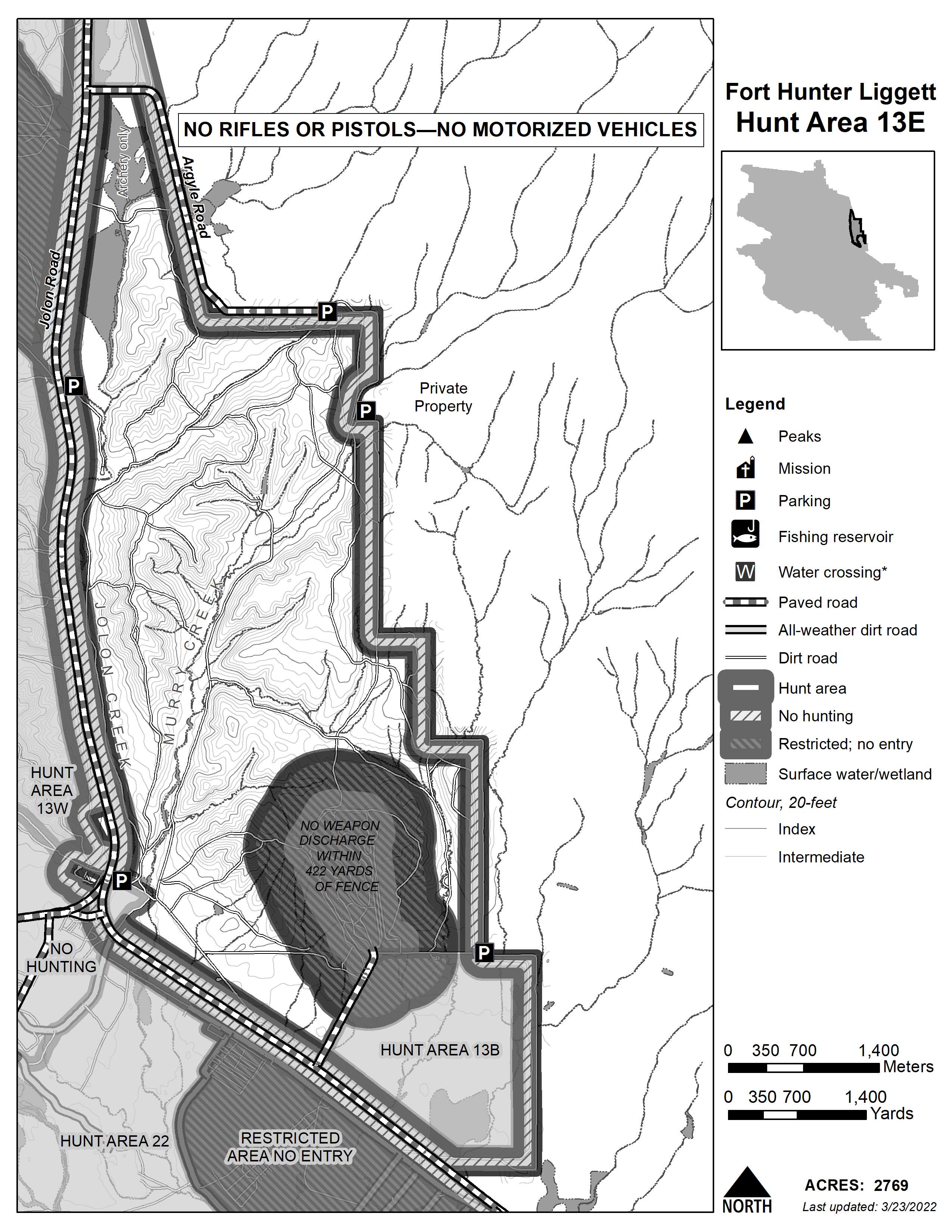 Maps - Fort Hunter Liggett - iSportsman